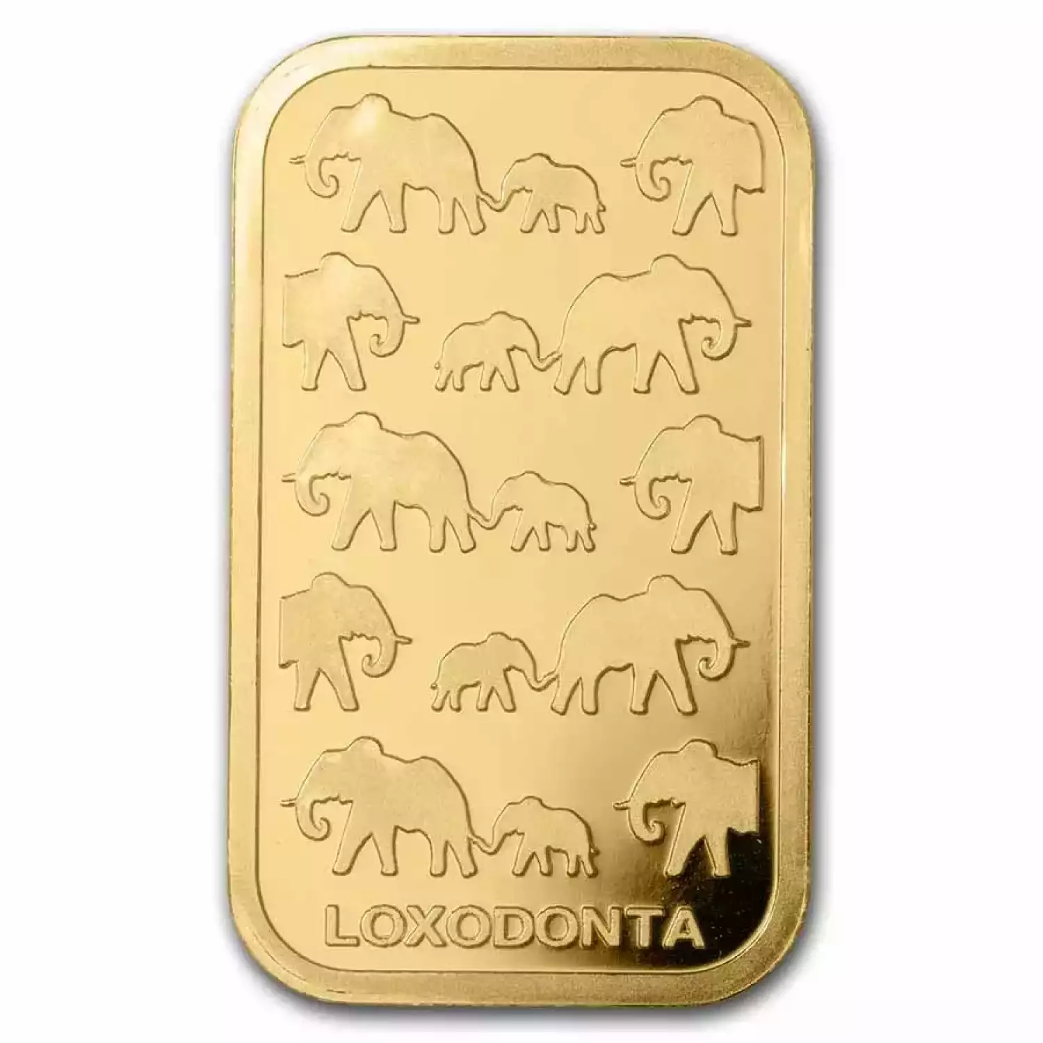 1 oz Gold Bar - Rand Refinery Elephant - Stout Gold and Silver