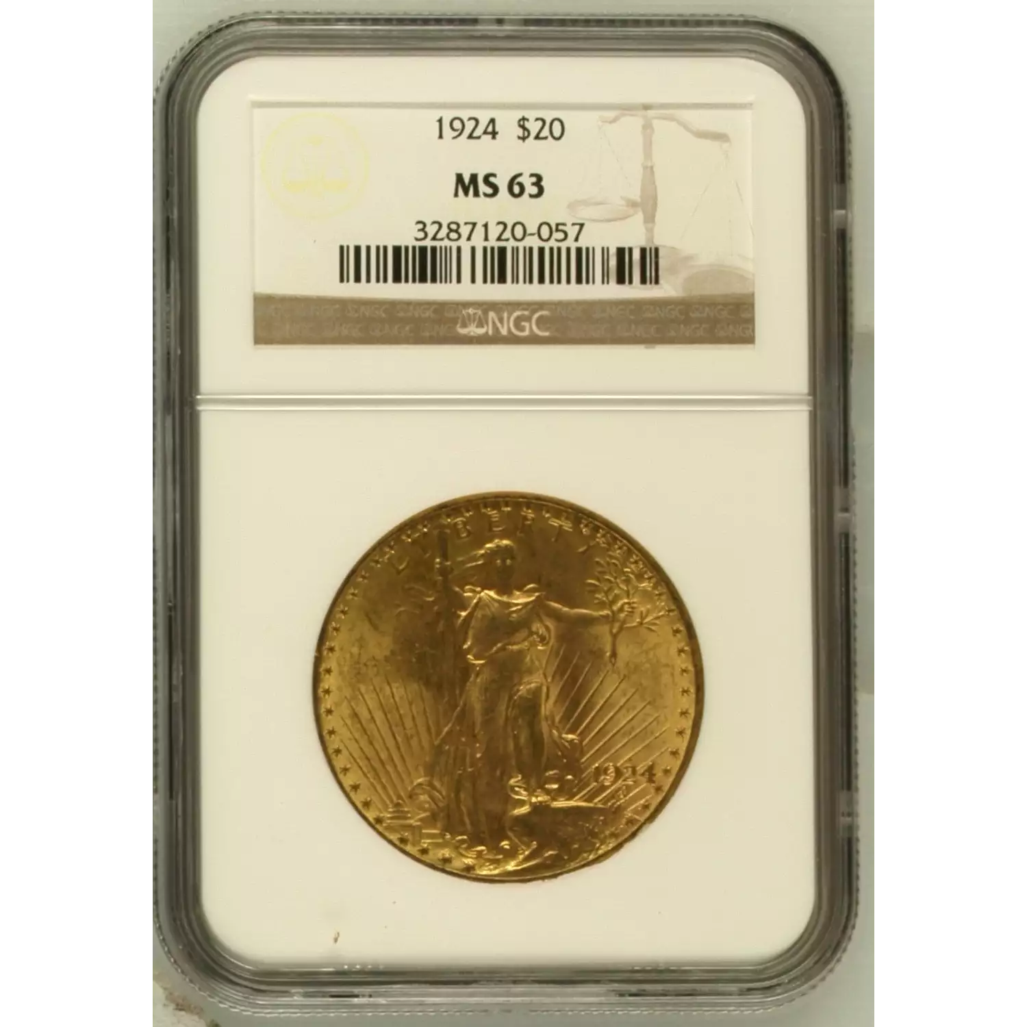 1924 Double Eagles Saint Gaudens NGC MS-63 - Stout Gold and Silver