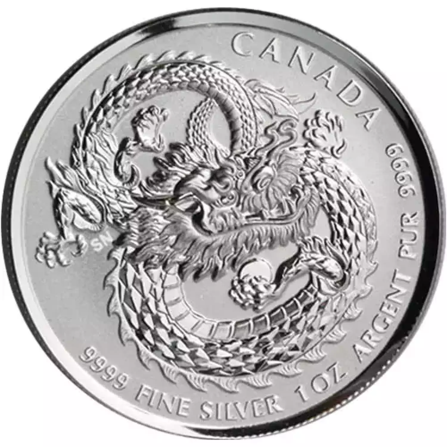 2019 1 oz Canadian Lucky Dragon High Relief Silver Coin - Stout Gold ...