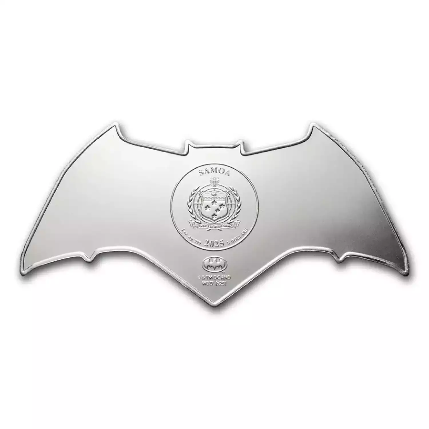 2025 Samoa 1 oz Silver Batman Batarang Shaped Coin [BU] - Stout Gold ...