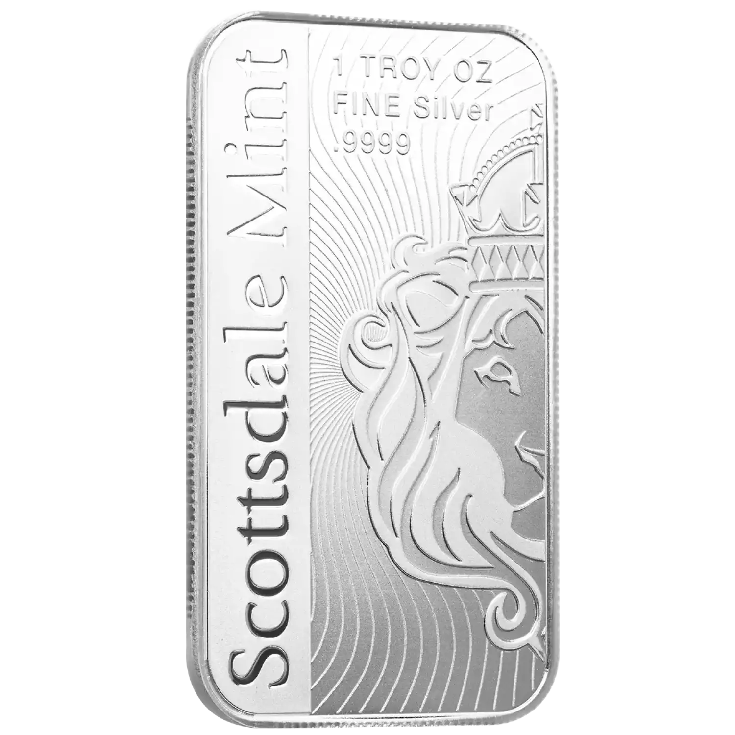 Scottsdale Mint 1oz Silver Vortex Bars - Stout Gold and Silver