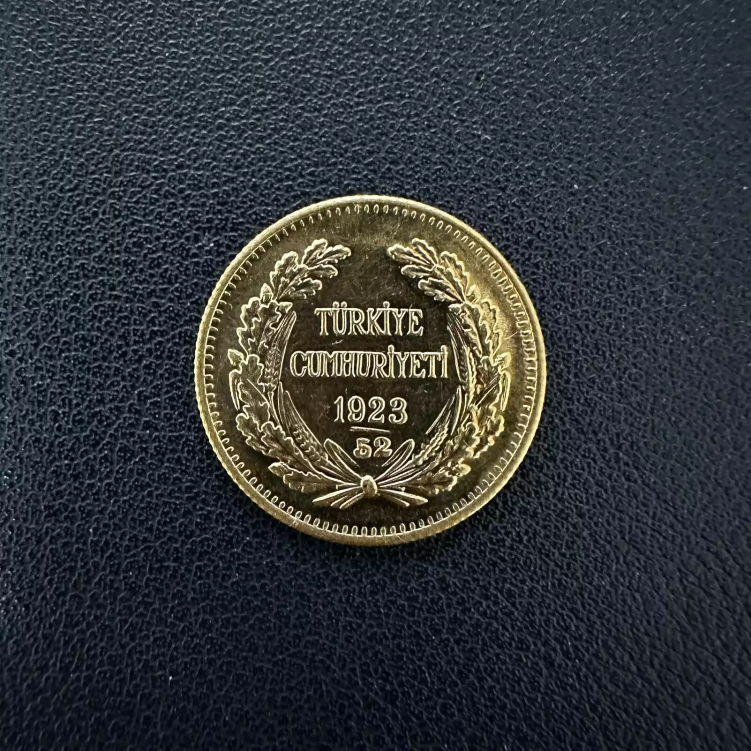1923 Turkey Gold 100 KURUSH - Stout Gold and Silver